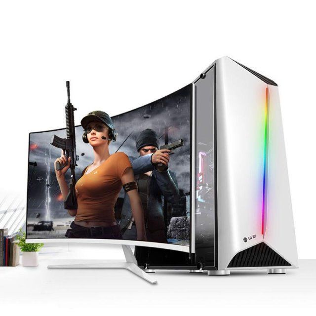 Desktop assembly machine eat chicken computer LOL game with eight cores ...