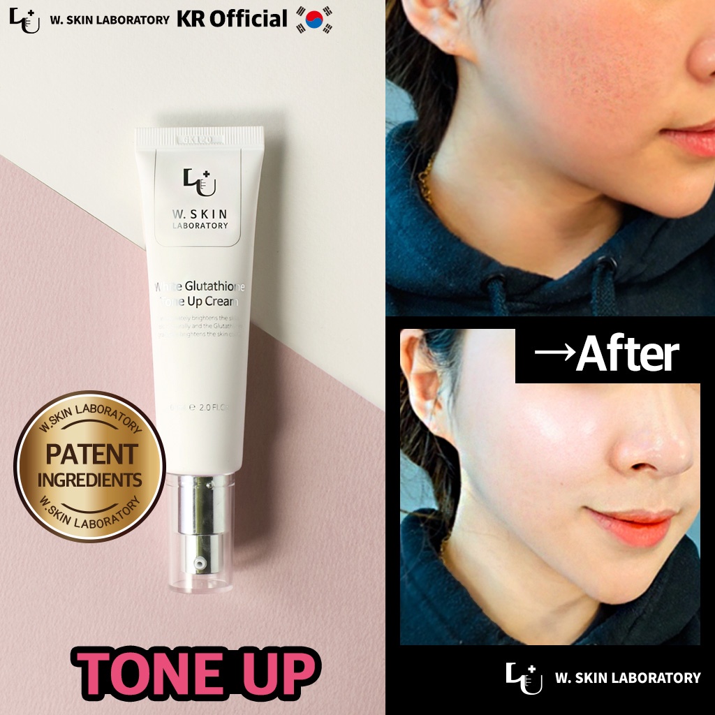 [W SKIN LABORATORY] White Glutathione Tone up Cream 60ml | Shopee Malaysia