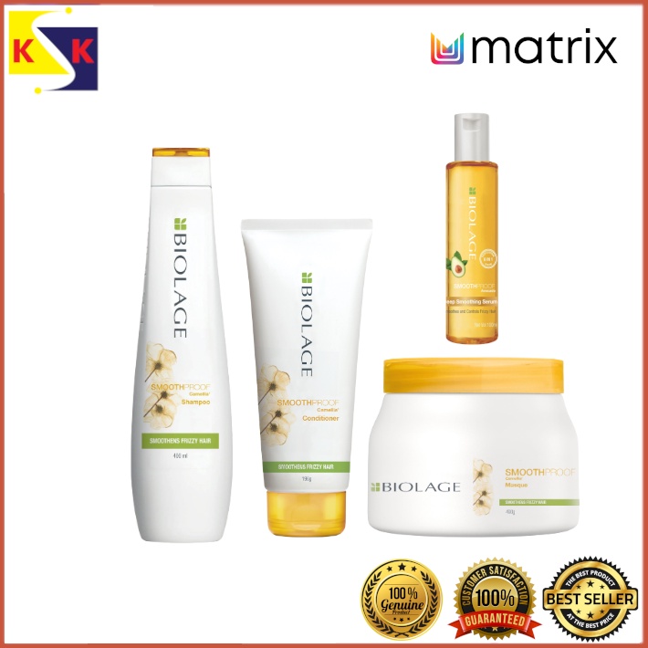 Matrix Biolage Smooth Proof Shampoo/Conditioner/Mask/Serum | Shopee ...