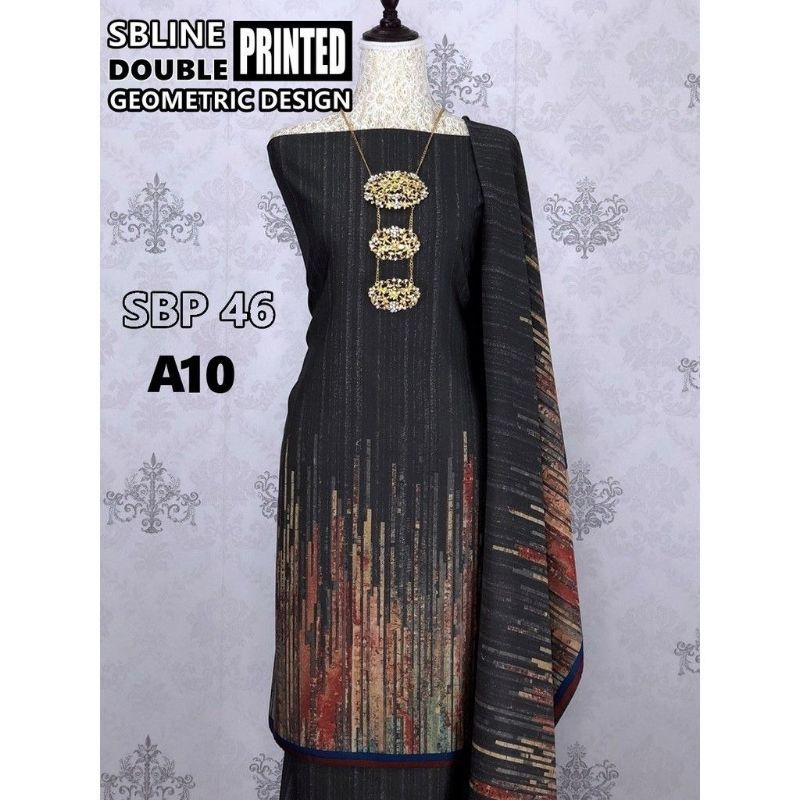 KAIN SB LINE TEKNOLOGI DOUBLE PRINTED GEOMETRIC DESIGN SBLINE KAIN ...