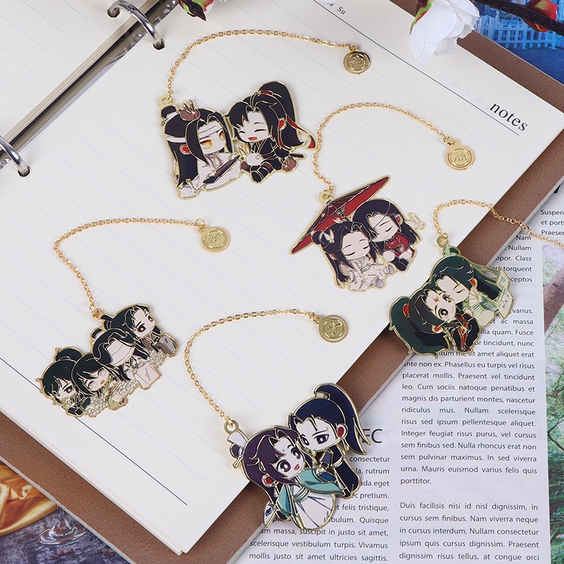 Cartoon anime characters two-dimensional bookmark students creative ...