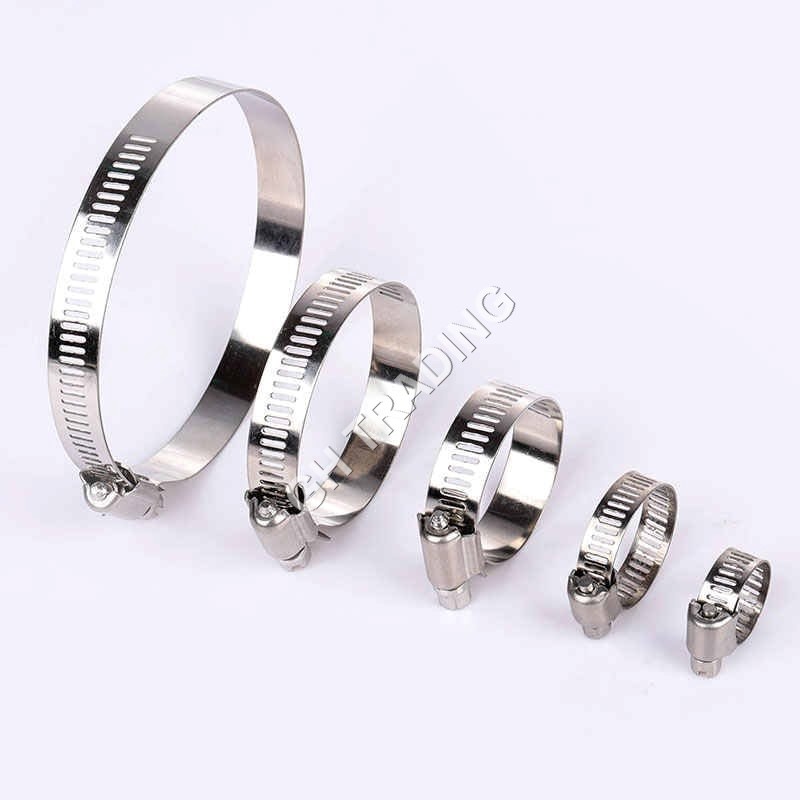 Stainless Steel 201 (8mm-216mm) Hose Clip Tri Clamp Adjustable Hose ...