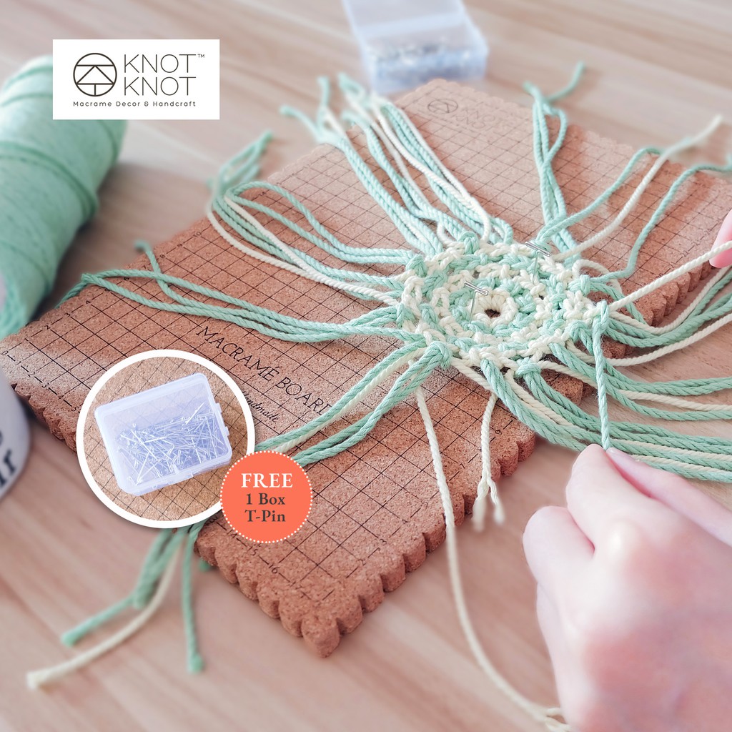 A4 Macrame Board Set Macrame DIY Handcraft | Home Decor | Handmade Bag ...