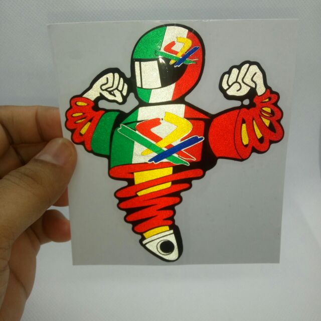 Sticker Reflect Stiker motor Stiker Pangkah orang kuat | Shopee Malaysia