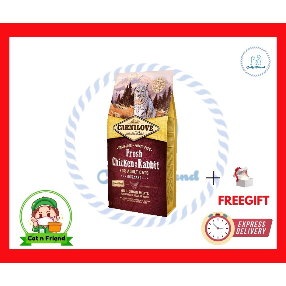 Carnilove Fresh Chicken & Rabbit 6KG | Shopee Malaysia