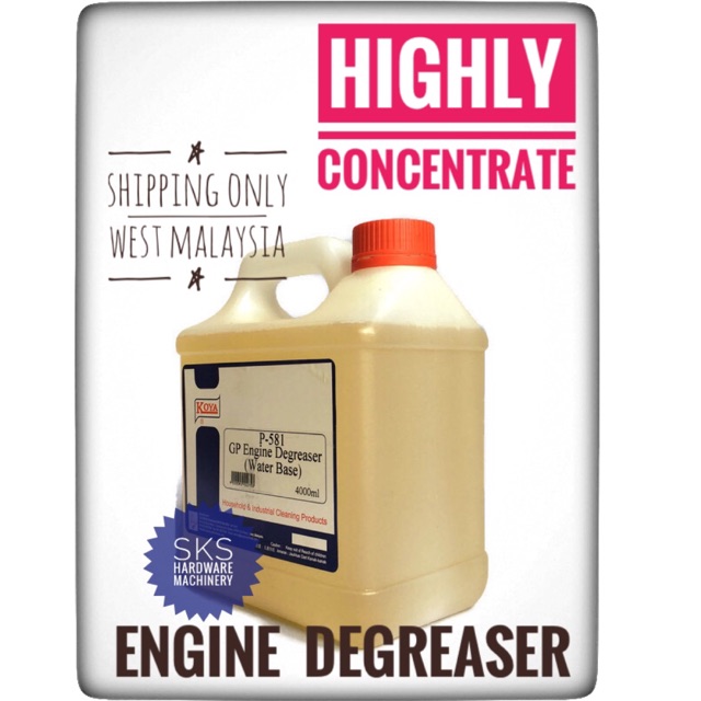 Pencuci engine kereta cleaner Alkaline Degreaser cleaner (shipping only ...