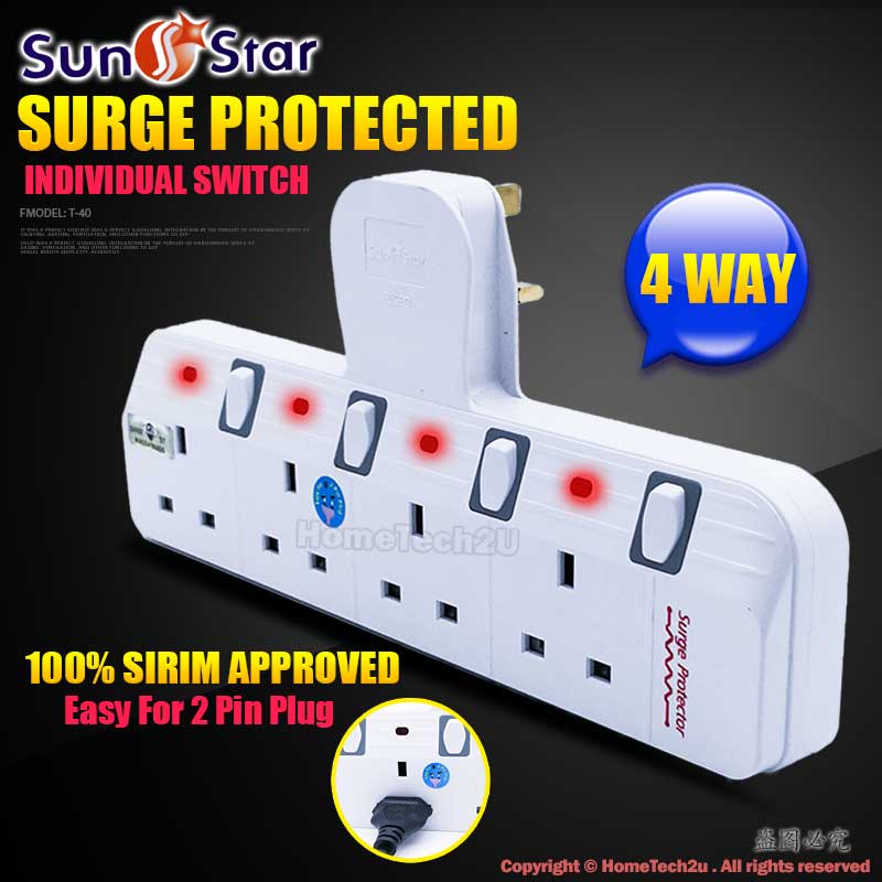 Sunstar extension plug Extantion Wall adaport Extension Wire Switch ...