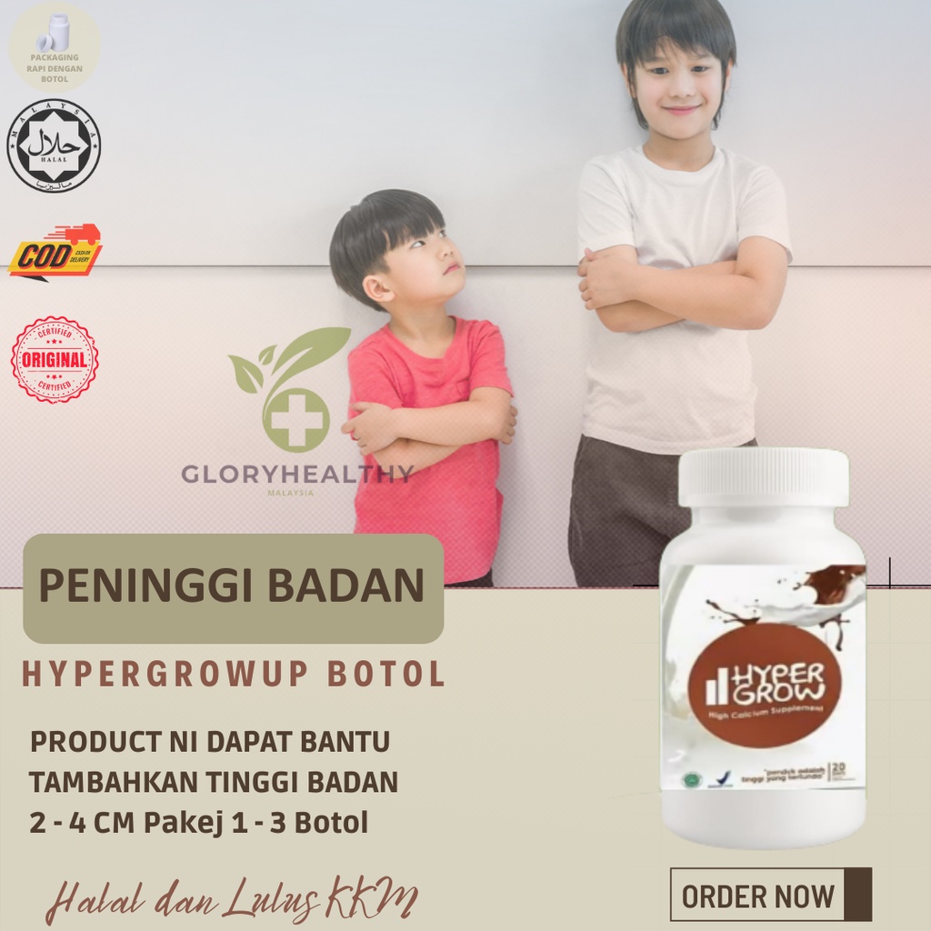 Peninggi Badan Ubat Tinggi Badan Height Up Booster Hypergrowup ...