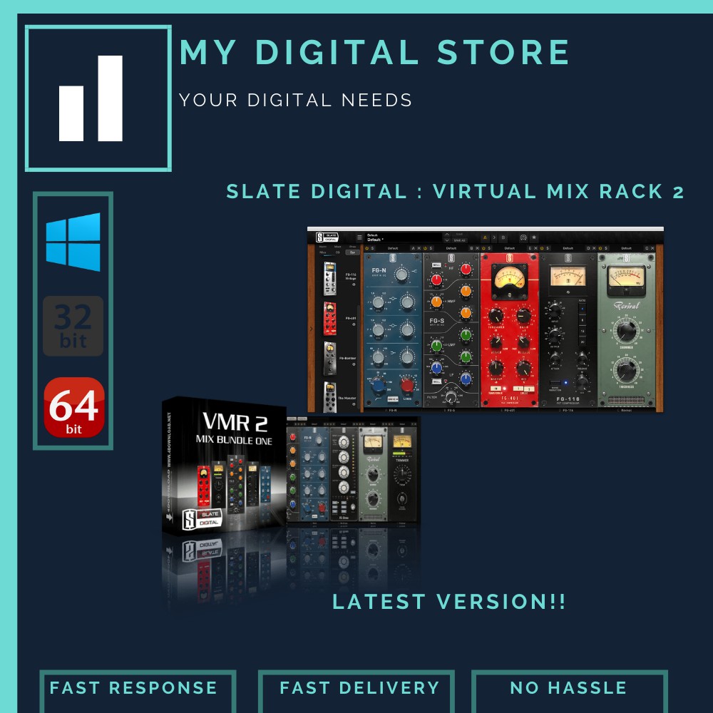 Slate Digital : Virtual Mix Rack 2 Complete ( Windows ) | Shopee Malaysia