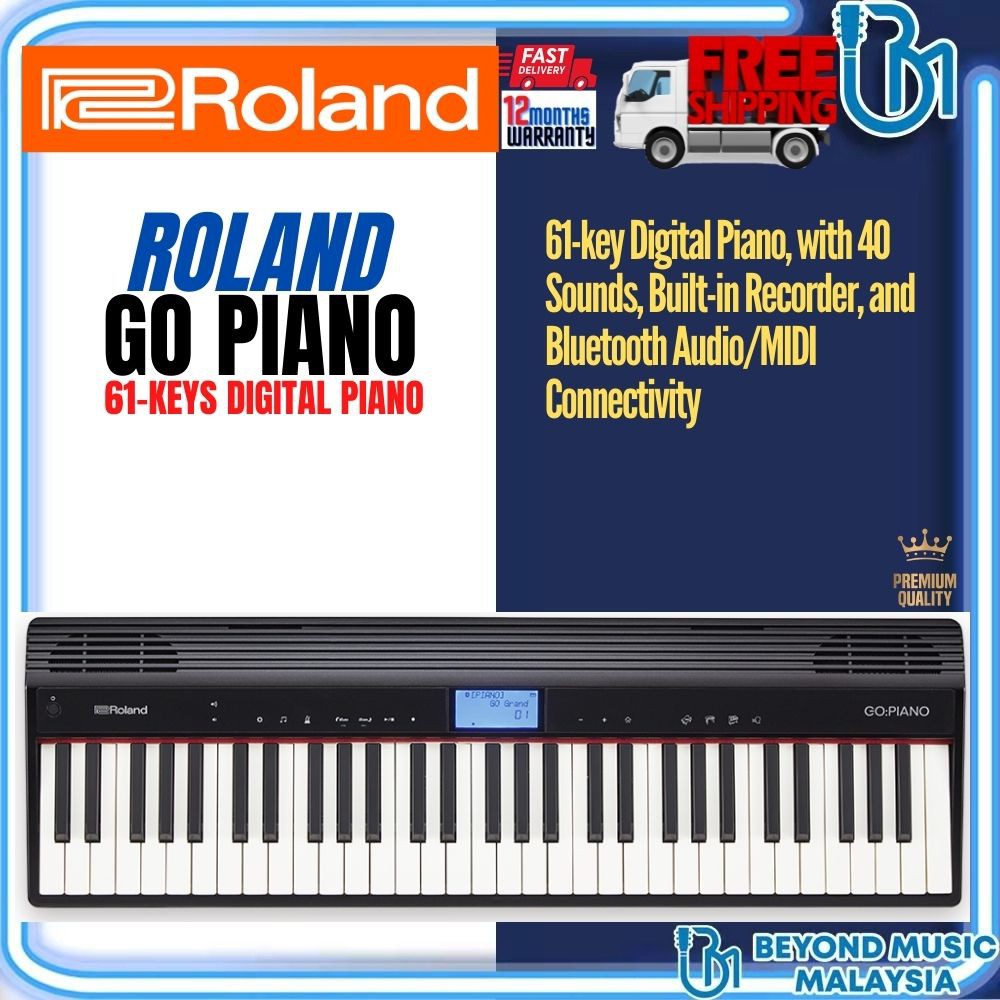 Roland GO:PIANO 61-Keys Digital Piano (GO PIANO / GOPIANO / GO-PIANO / GO-61P) | Shopee Malaysia