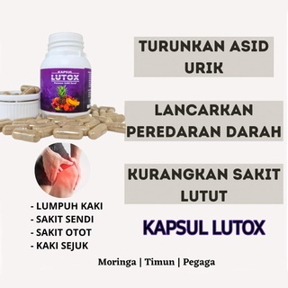 Kapsul Sendi Lutox Original Penawar Sakit Sendi isi 60 Ready | Shopee ...