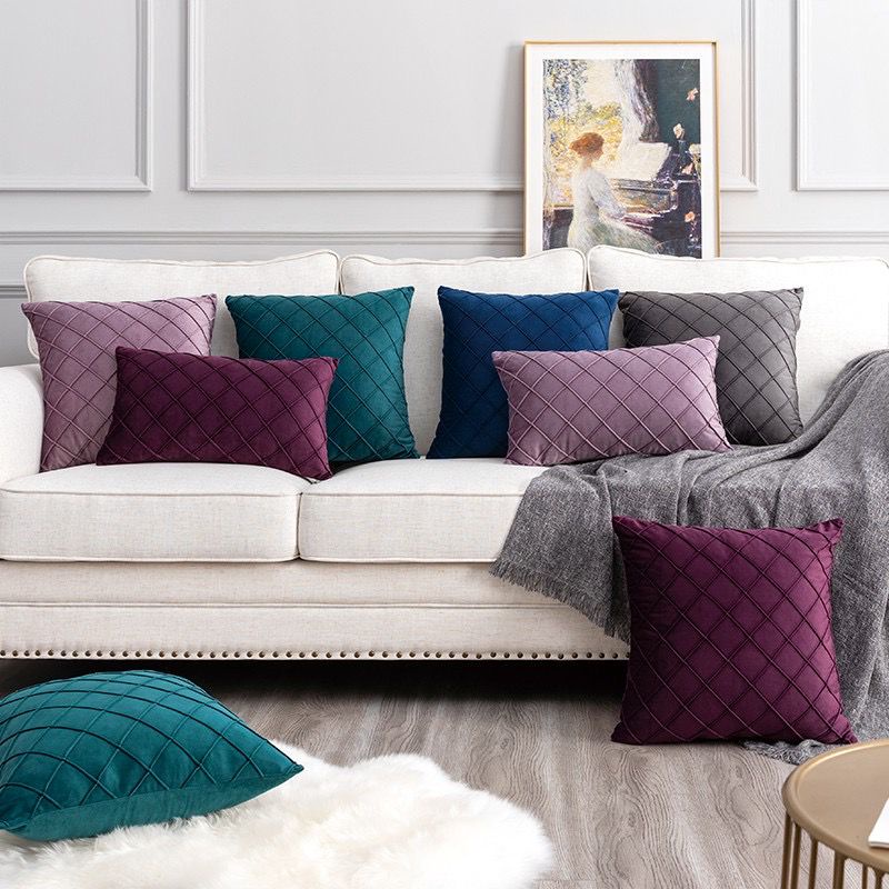Ready Stock!!!♥Hot♥ velvet sofa pillowcase sofa cushion cover baldu ...