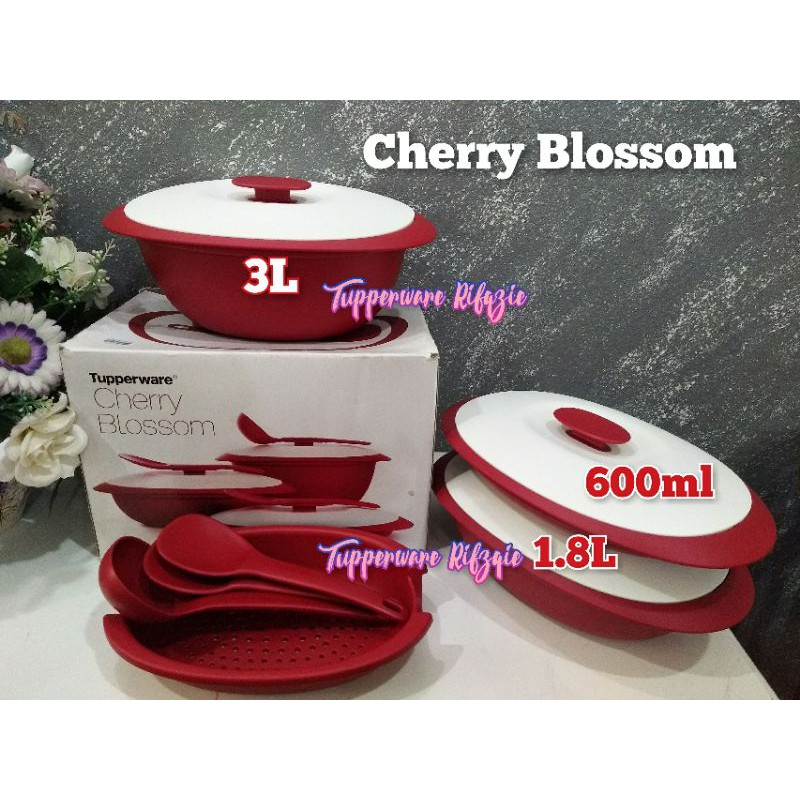 Tupperware Cherry Blossom Set | Shopee Malaysia