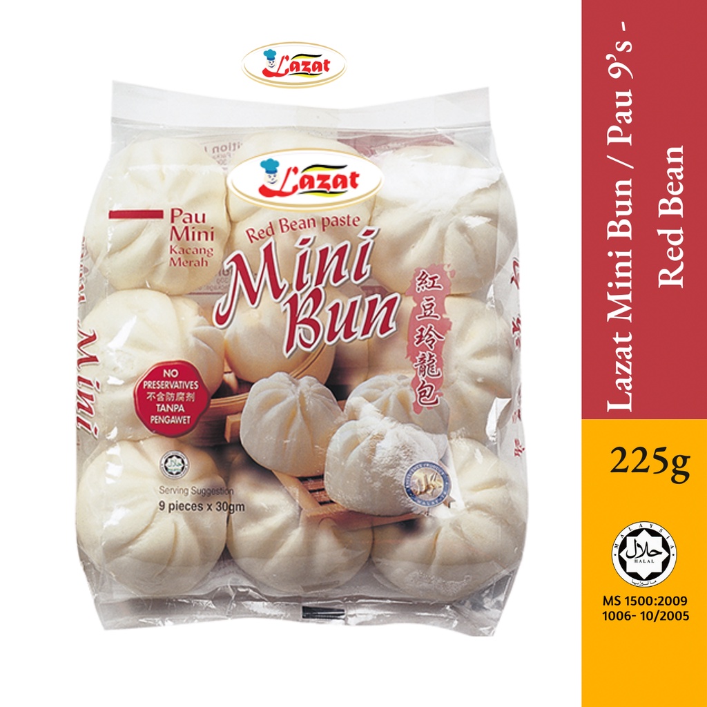 Lazat Mini Bun / Pau Red Bean (225g) | Shopee Malaysia