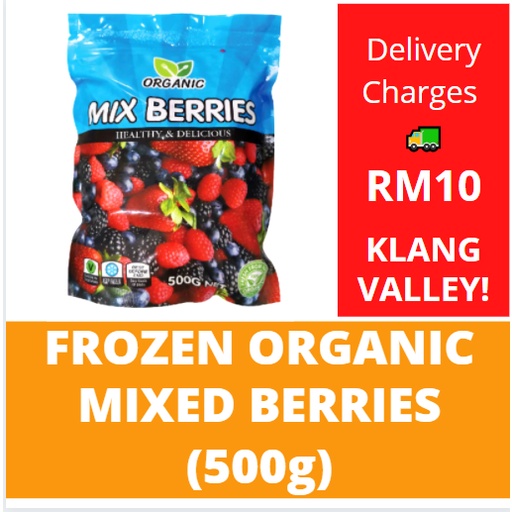 Organic Mix Berries (500g) Strawberries Blueberries Blackberries ...