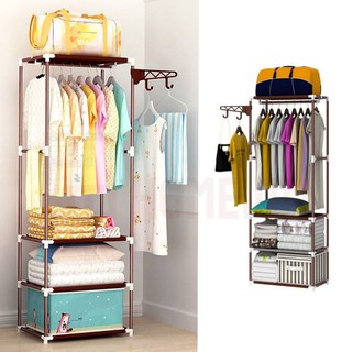 Large Clothes Rack Rak Pakaian Besi Rak Baju Besi Rak Besi Simple ...