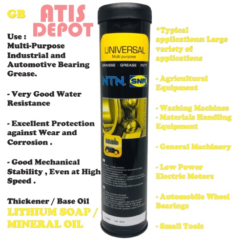 NTN-SNR Univesal Multi-Purpose Grease 400g Washing Machine Automobile ...
