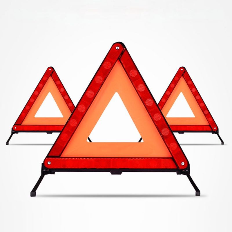 emergency triangle, safety triangle, warning on emergency , Foldable ...