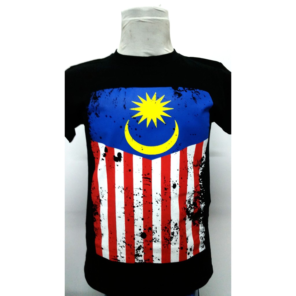 Malaysia Flag T-shirt Merdeka 100% Cotton | Shopee Malaysia