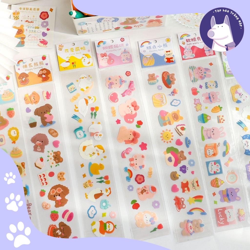 [M78] Cute sticker / sticker Strip With PVC Material With Multiple ...