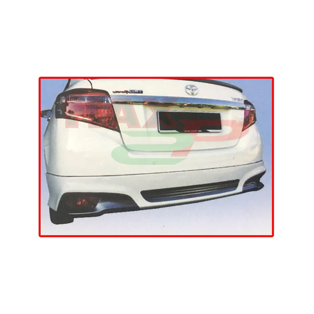 Toyota Vios 3rd Gen (2013-2018) T-STV Rear Back Skirt Skirting Bumper ...