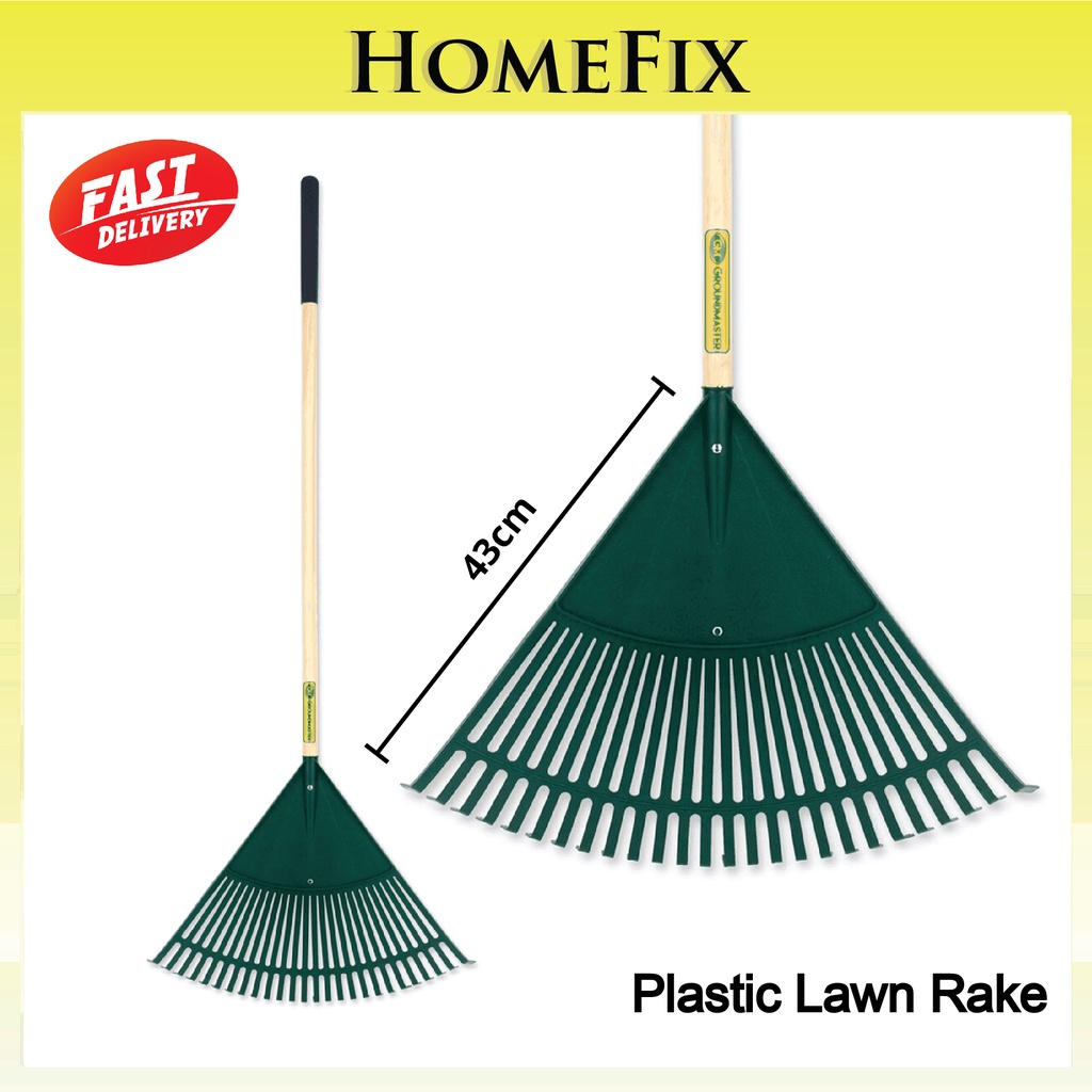 Plastic Lawn Rake Head / Kepala Pencakar Rumput/ Cakar Rumput Plastik ...