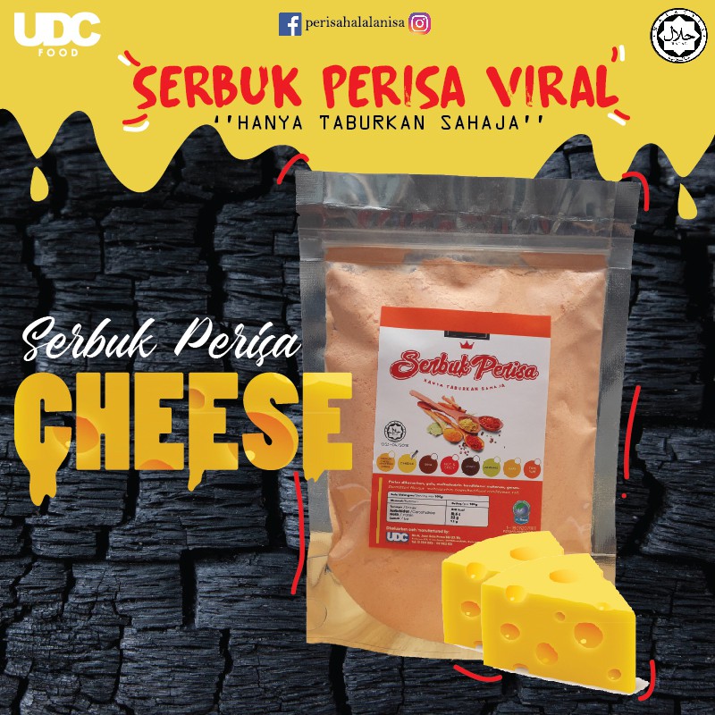 Cheese seasoning powder / serbuk perisa cheese halal- rasa padu lemak ...