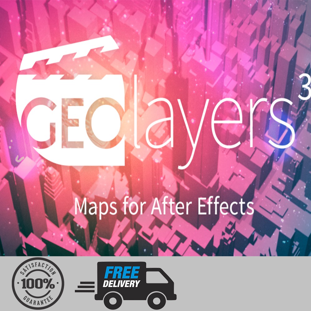 Geolayers 3 (plugin for after effects up to 2022) win&mac | Shopee Malaysia