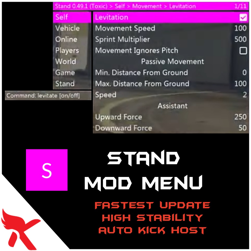 Gta Online Mod Menu | Stand | Official Server | Undetected | Grand ...