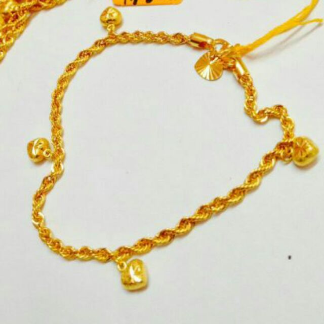 Ñ3ÑÖ Emas Tulen 916 Rantai Tangan Pintal (New) | Shopee Malaysia