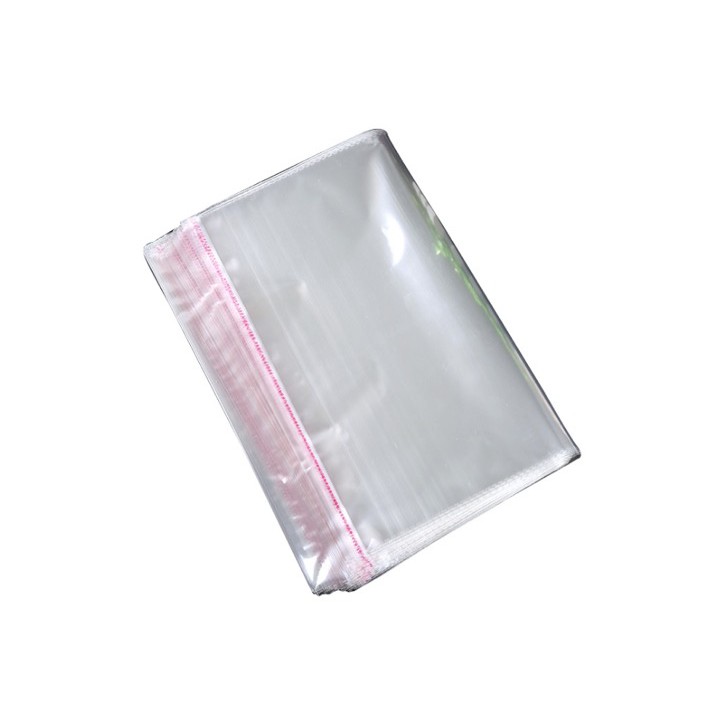 Transparent 100 Pcs Plastic Packaging Bag Self-Adhesive Shopee A5 Flyer ...