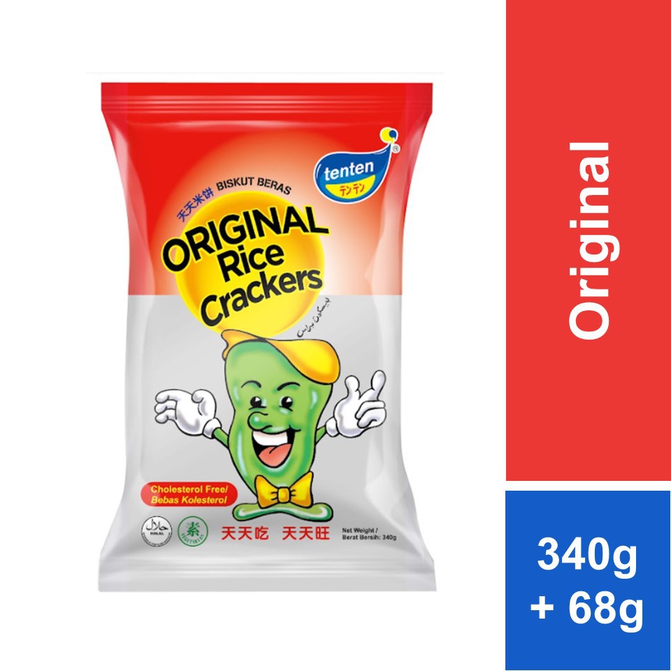 Tenten Rice Cracker 340g+68g | Shopee Malaysia