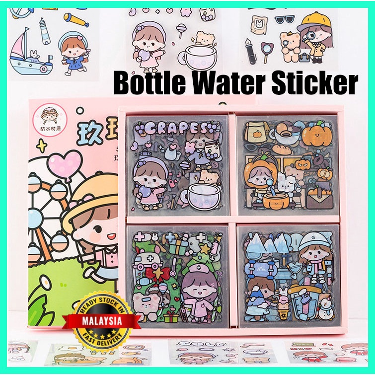 Korean Cute Bottle Water Sticker Water Poof | Shopee Malaysia