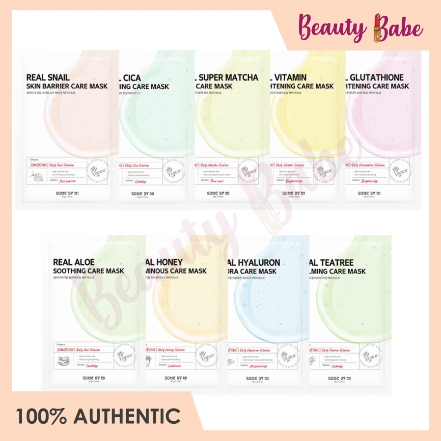 [Some By Mi] SOMEBYMI Real Care Mask 1 Sheet [BeautyBabe] | Shopee Malaysia