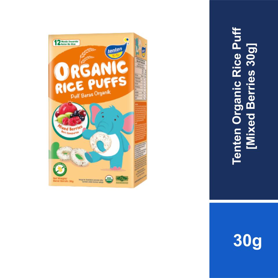 Tenten organic rice puffs-Cheese&broccoli 30g | Shopee Malaysia