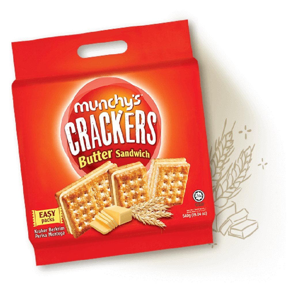 MUNCHY'S CRACKER SANDWICH 540GM | Shopee Malaysia