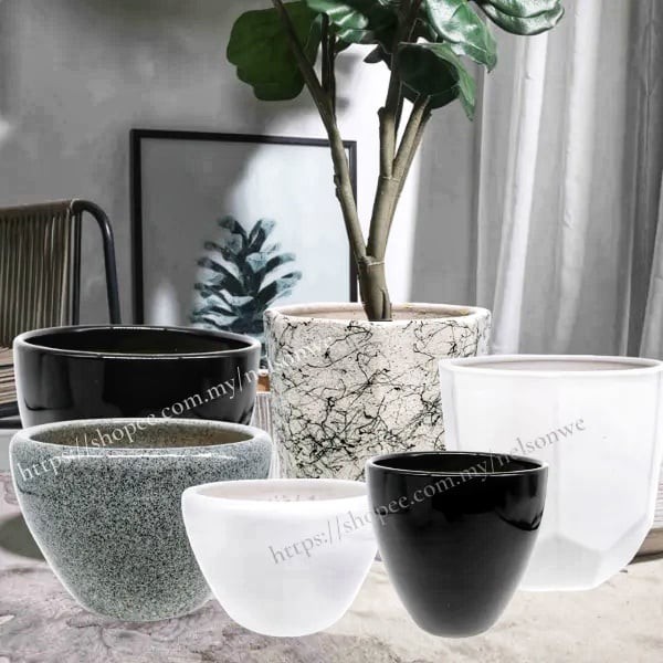 PREMIUM PASU CERAMIC / FLOWER POT / PASU SERAMIK / CERAMIC VASE / VASE ...