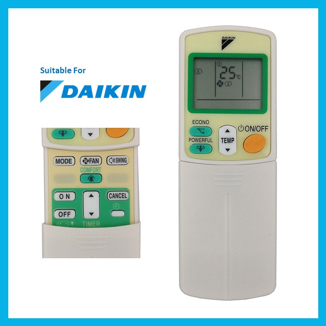 DAIKIN AIRCOND - AIR CONDITIONER REPLACEMENT REMOTE CONTROL (DK-K1 ...