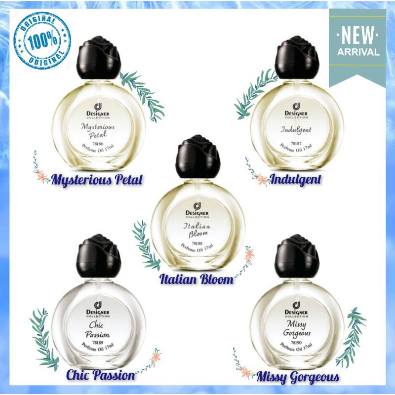 Cosway Perfume Oil Mysterious Petal / Indulgent / Italian Bloom / Chic ...