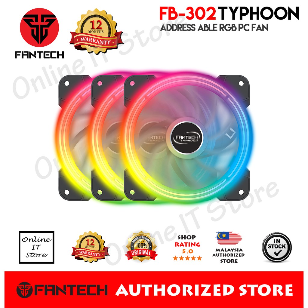 Fantech FB-302 TYPHOON / FB301 TURBINE New High Quality Computer PC ...