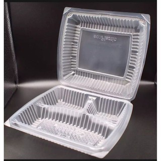 BX190 3 Compartment Lunch Box [ 50pcs± ] BENXON / Kotak Nasi 3 Petak ...