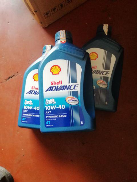 SHELL ADVANCE 4T AX7 10W40 1L 100% ORIGINAL FROM INDONESIA WITH SIRIM ...