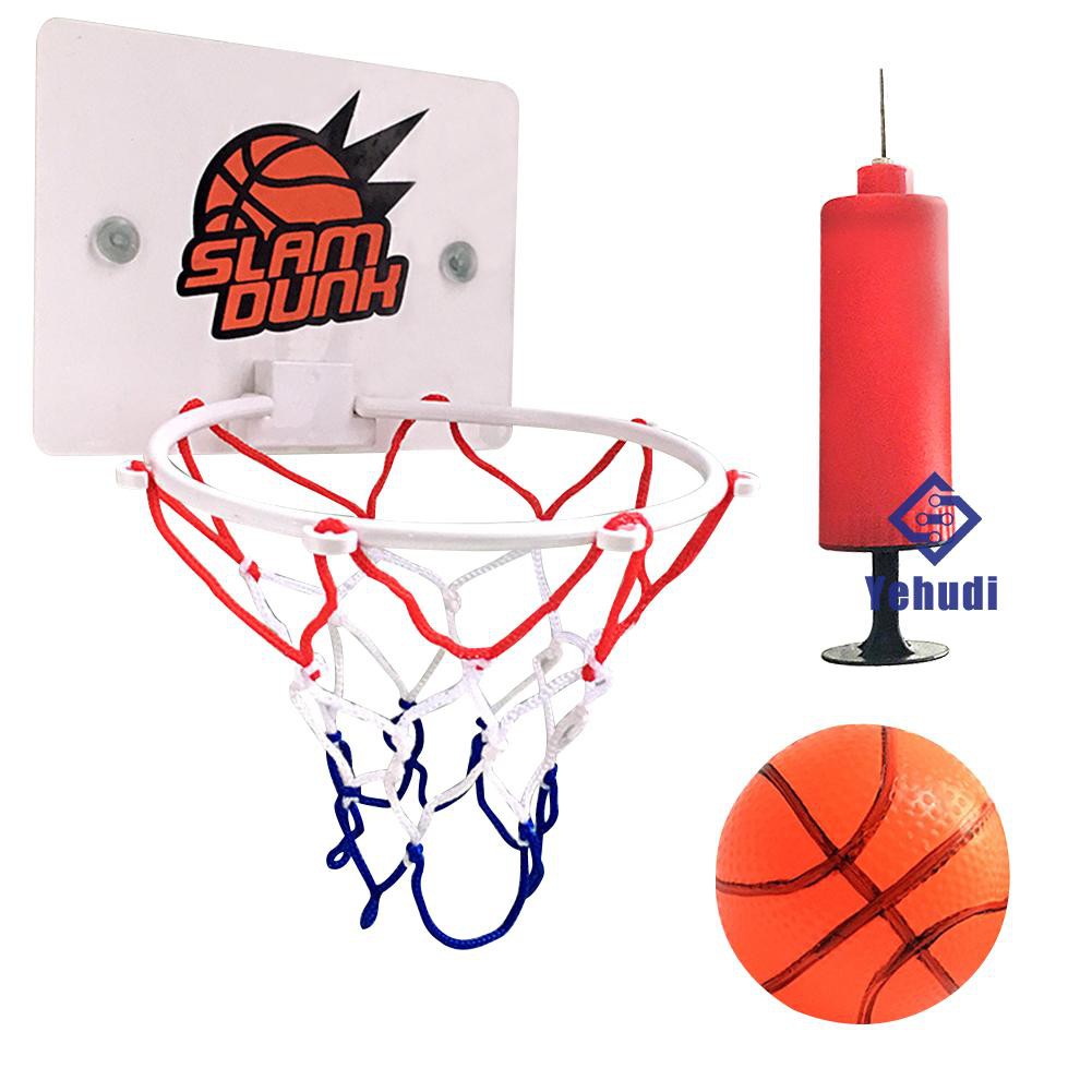 Yehudi Mini Basketball Backboard Hoop Netball Board Box Set Kids Indoor ...