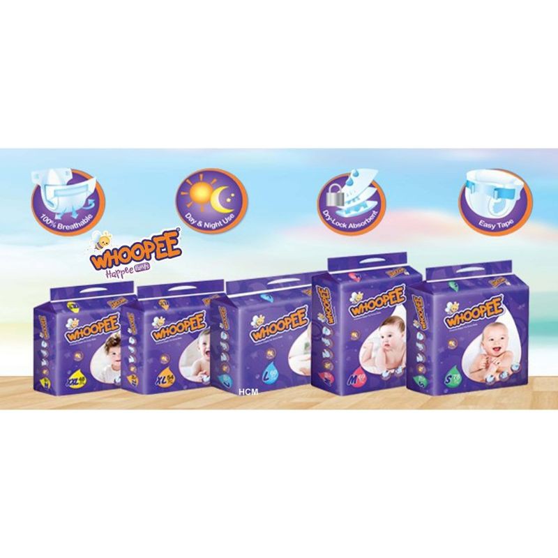WHOOPEE TAPE / PANT TRIAL DIAPERS 1 PC PER PACK | Shopee Malaysia