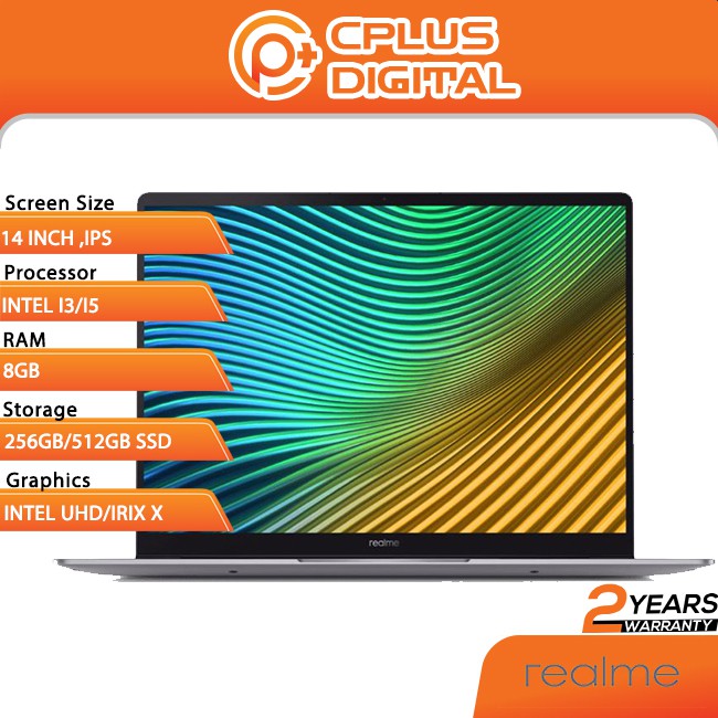Realme Book Laptop i3/i5 2K Full Vision Display 11th Gen , 8GB RAM ...