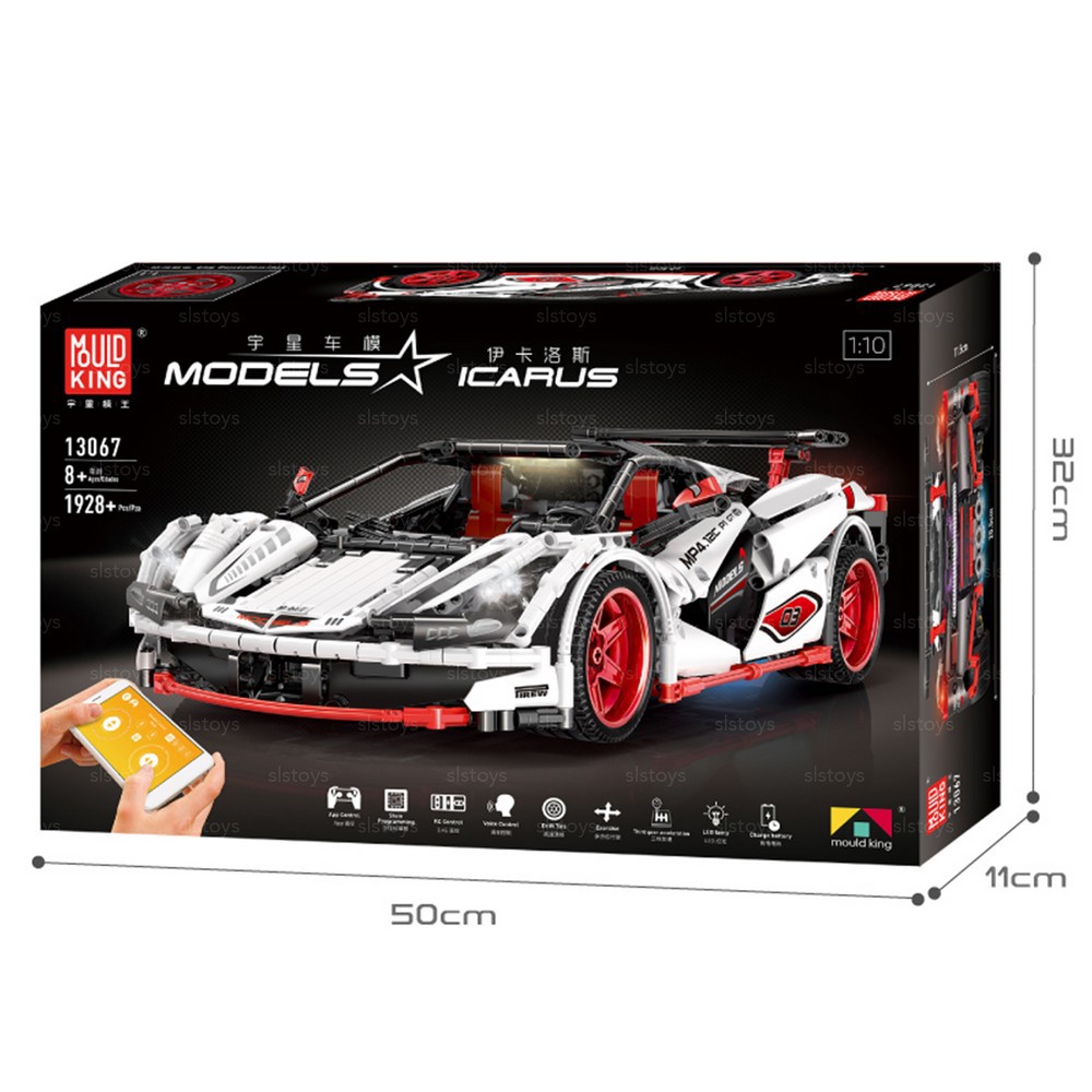 Mould King 13067 Technic ICARUS Supercar (Dynamic Version) - MOC-4562 | Shopee Malaysia