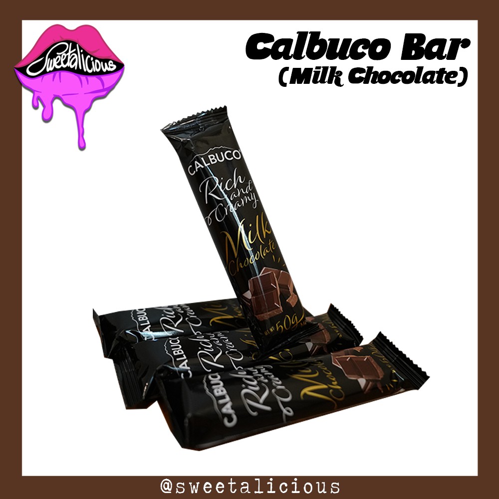 CALBUCO MILK CHOCOLATE BAR 50GM | MUST TRY | HALAL CERTIFITED | Shopee ...