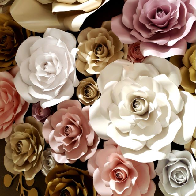 Paper Flower Decoration/Wedding Flower Backdrop/Wedding Decoration ...