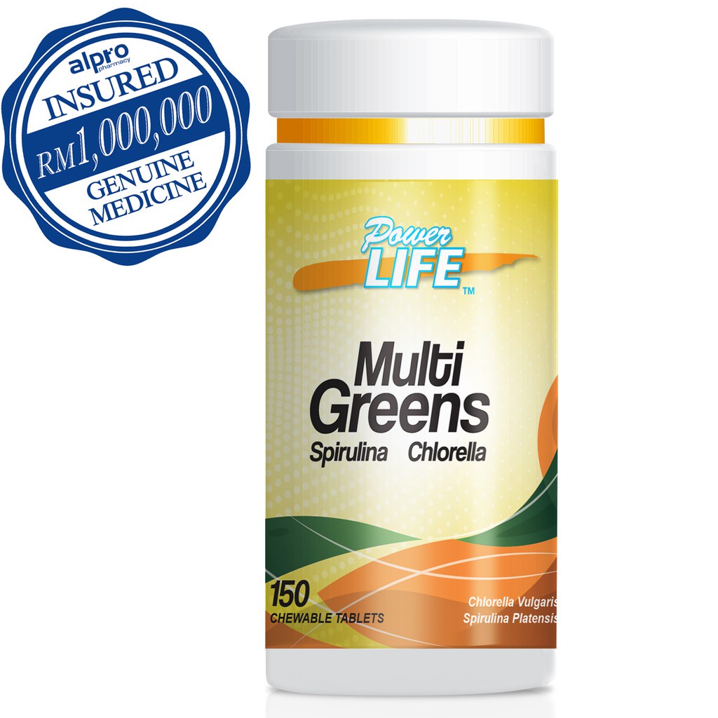 Alpro Pharmacy Exclusive - Powerlife Multi Greens (410mg x 150s ...