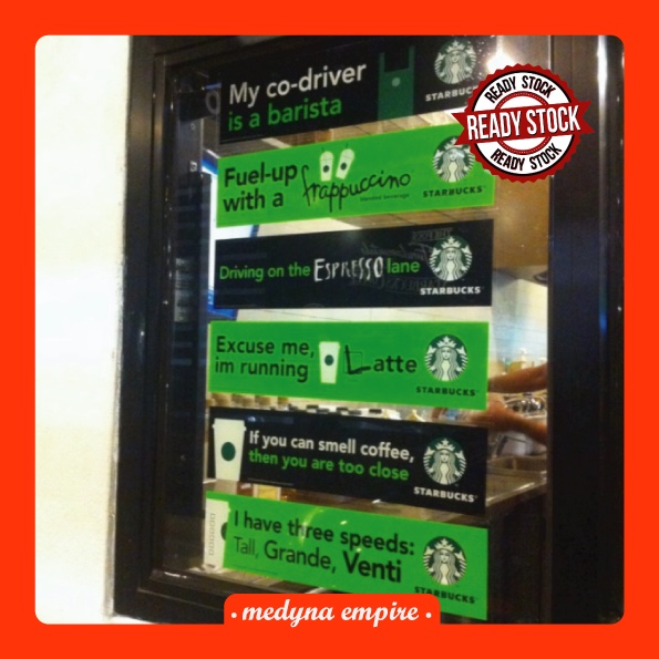 Starbucks Car Window (Rear Windshield) Sticker. | Shopee Malaysia